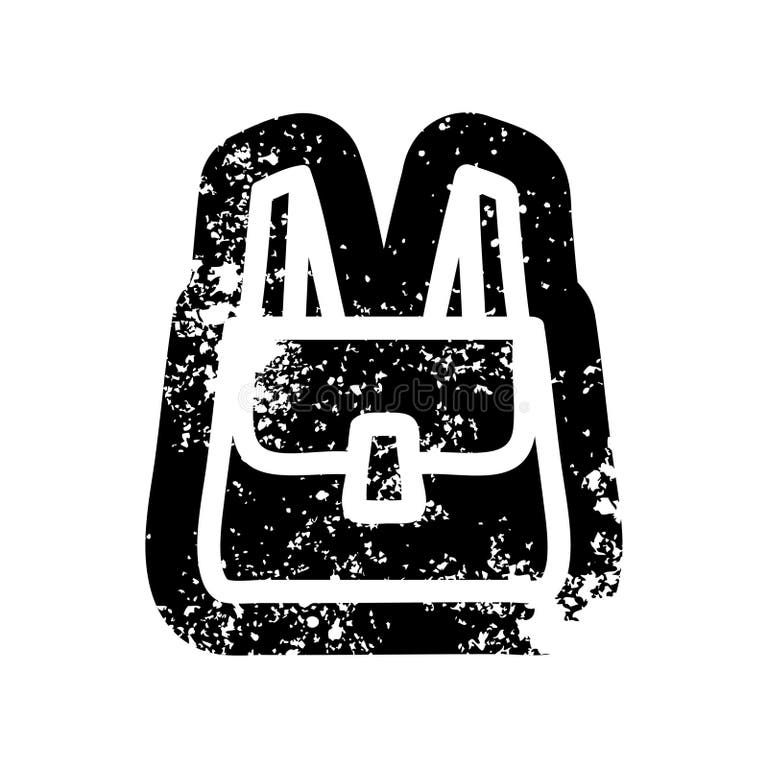 School satchel icon stock vector. Illustration of icon - 149233569