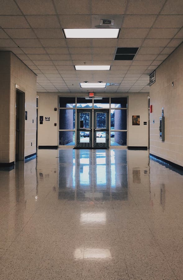 School stock image. Image of hallway, indoors, building - 157945577