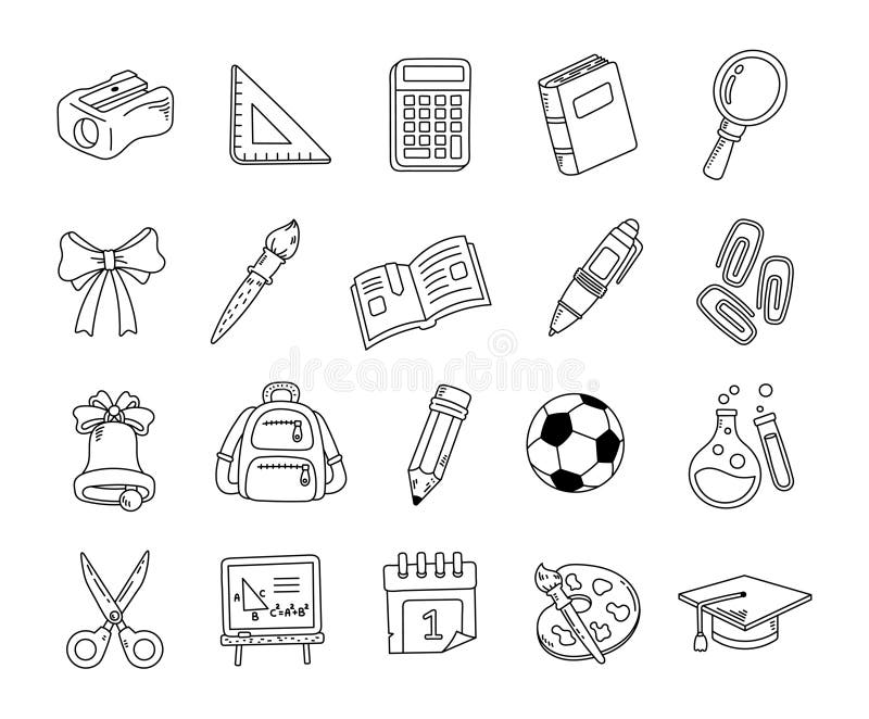 Different Study Tools Stock Illustrations – 1,372 Different Study Tools ...