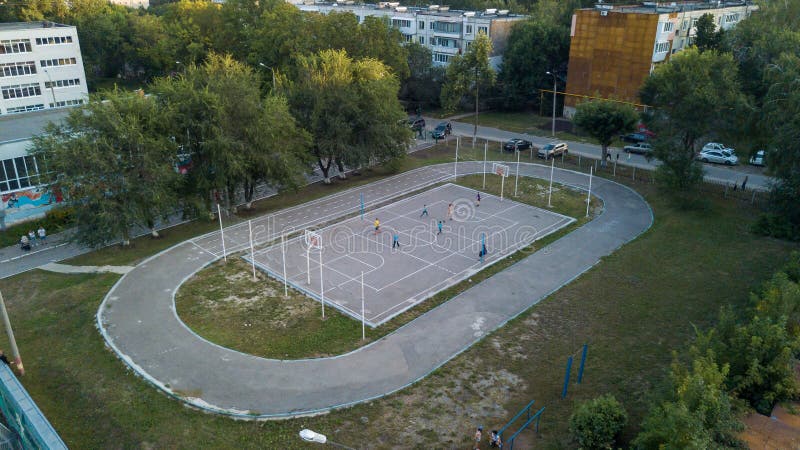 School sports ground stock photo. Image of study, game - 132288558