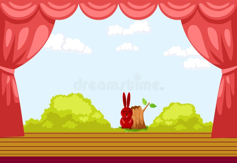 School stage show stock vector. Illustration of drama - 26327792