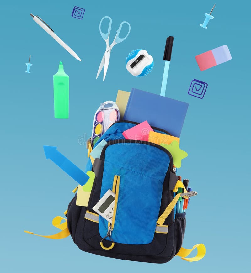 School Items Falling Stock Photos - Free & Royalty-Free Stock Photos ...