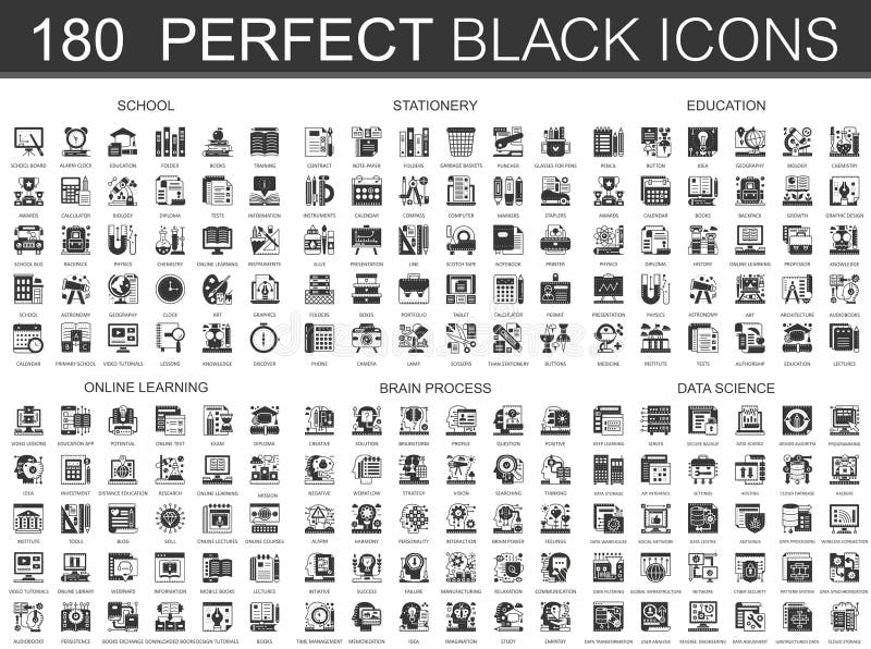 180 School, Stationery, Education, Online Learning, Brain Process, Data ...