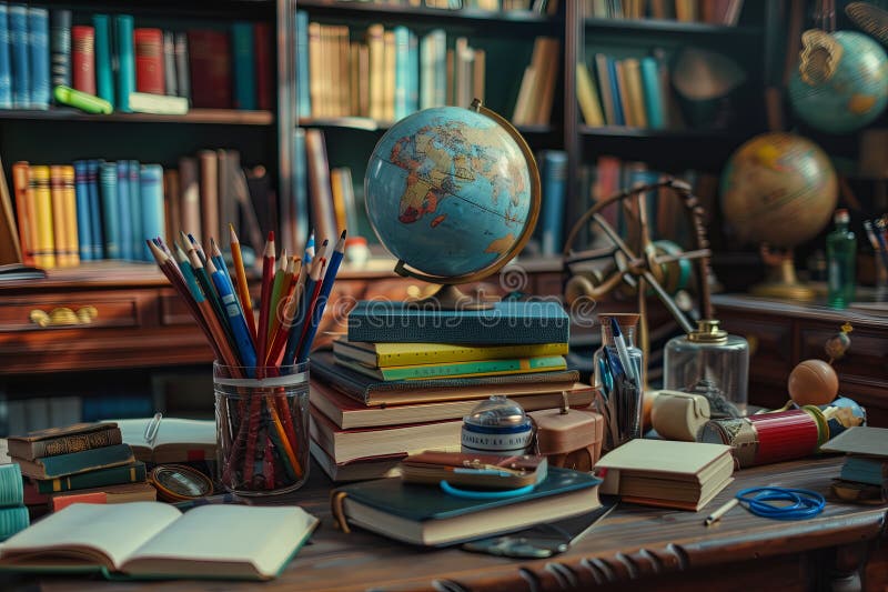 School Still Life. Accessories and Things for School for the Day of ...