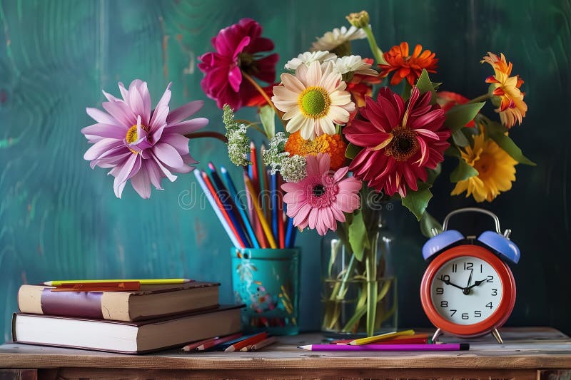 School Still Life. Accessories and Things for School for the Day of ...