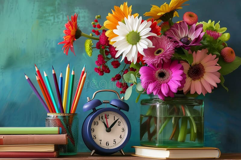 School Still Life. Accessories and Things for School for the Day of ...