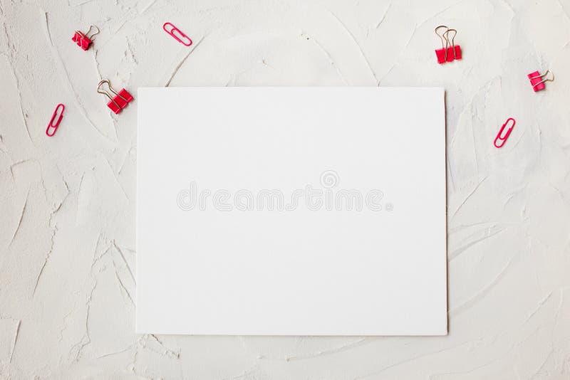 School Still Life about Studying, an Empty Sheet for Notes or To-do ...