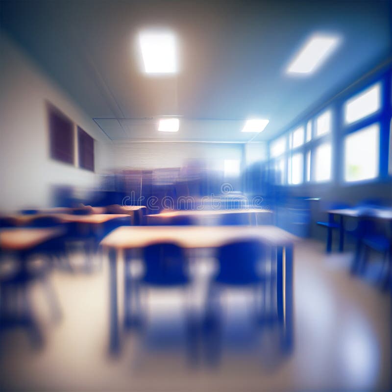 School Student Blurred Light Background, Template - AI Generated Image ...