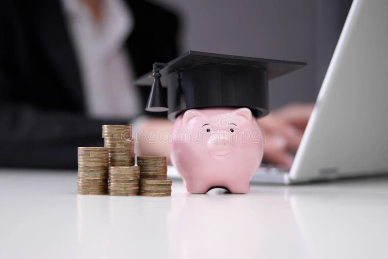 School Student Saving Money Stock Image - Image of corporate, coin ...