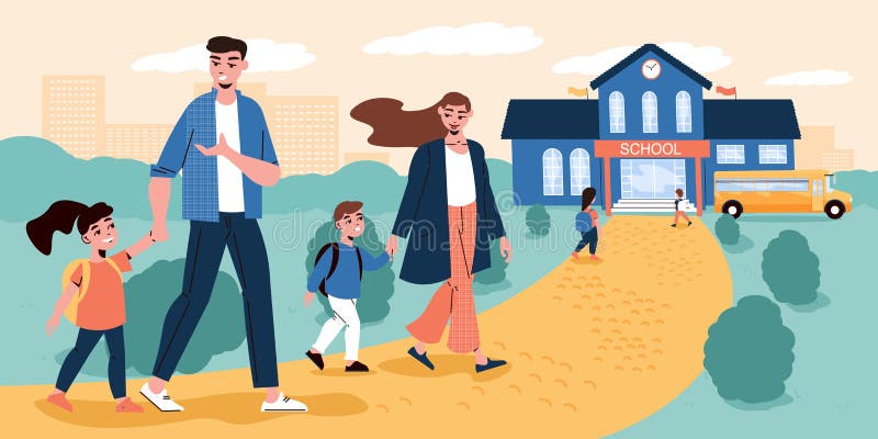 School and Study Background Stock Vector - Illustration of layout ...