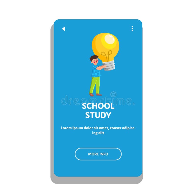 School study vector stock vector. Illustration of internet - 251280406