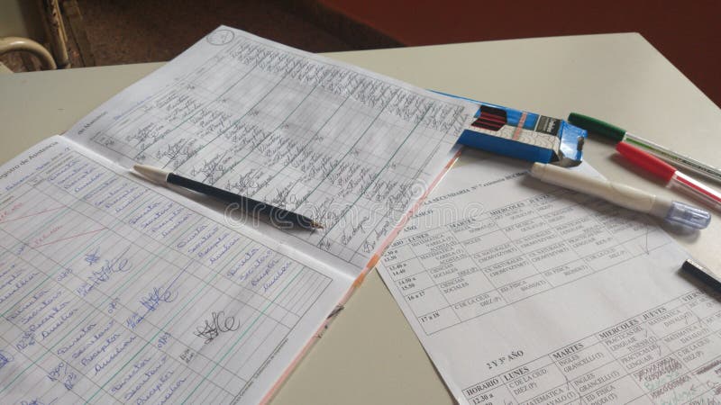 School Study work pen book editorial photo. Image of work - 164556631