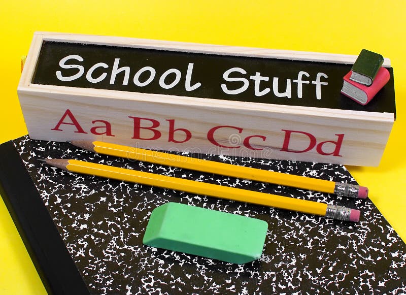 School Stuff stock image. Image of write, pencils, learn - 28425