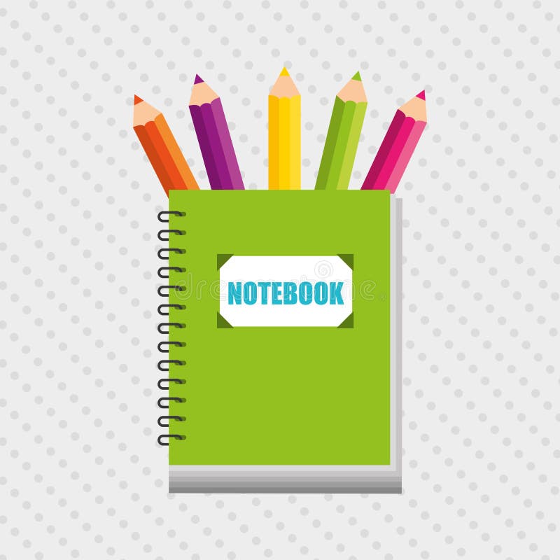 School Supplies design stock illustration. Illustration of elementary ...