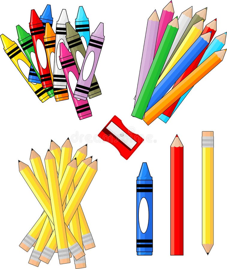 School supplies stock vector. Illustration of group, college - 32649148