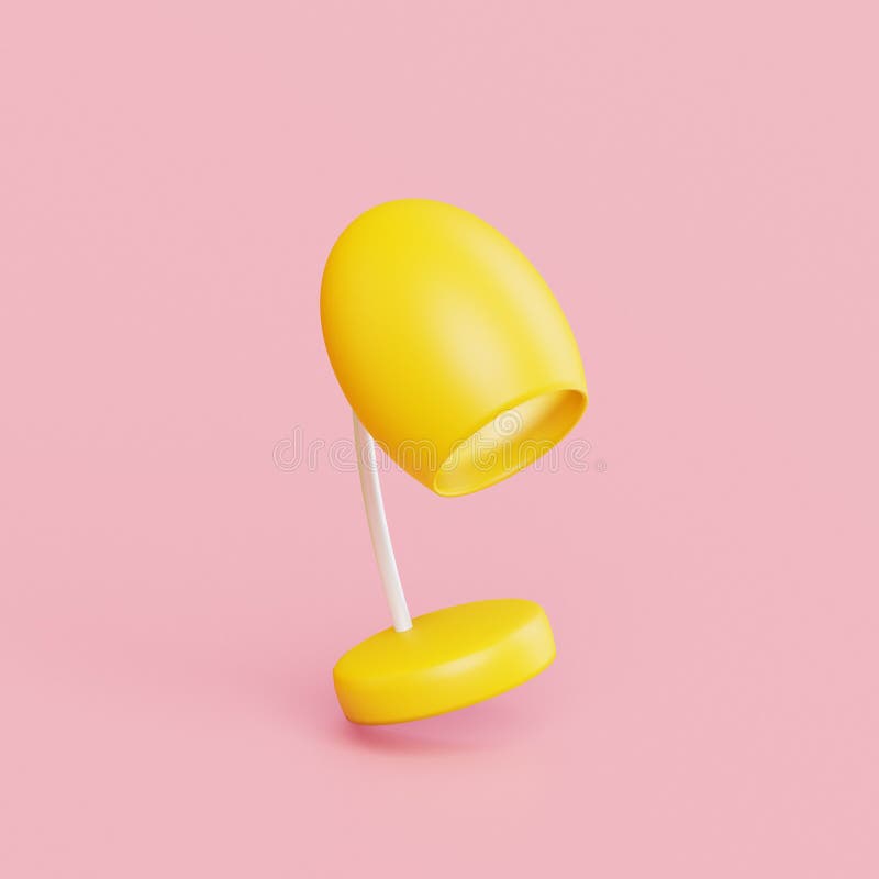 School Supplies Icon. School Yellow Lamp Stock Illustration ...
