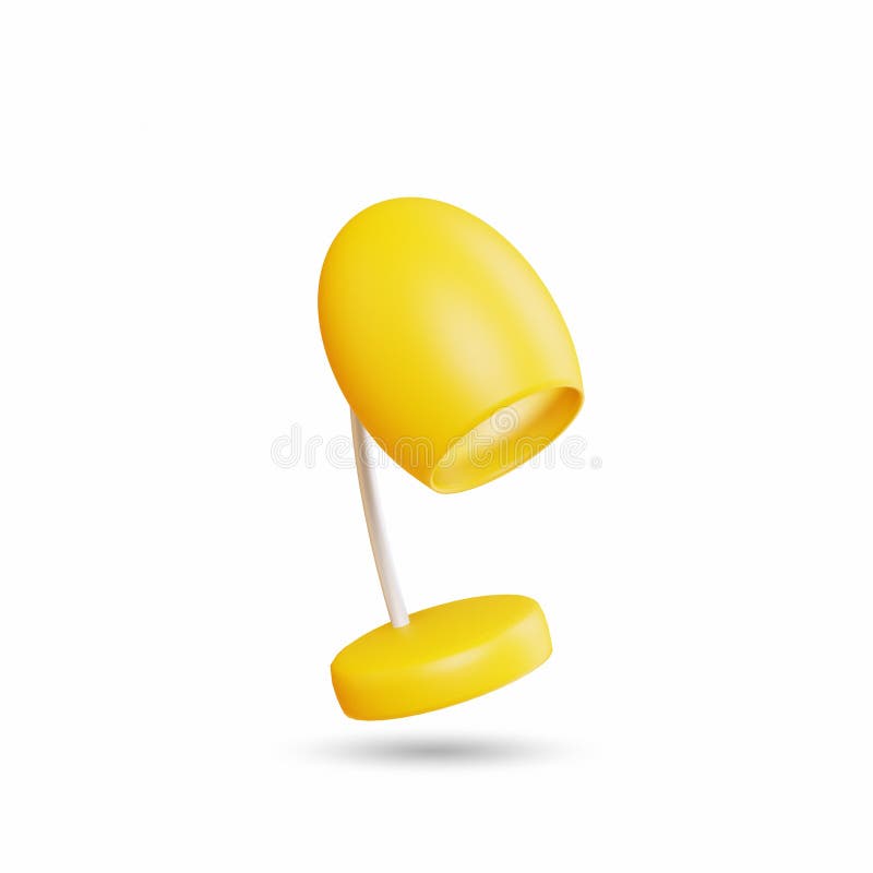 School Supplies Icon. School Yellow Lamp Stock Illustration ...