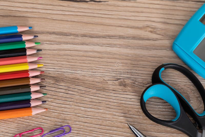 School Supplies Necessary for Each Student`s Learning. First-class ...