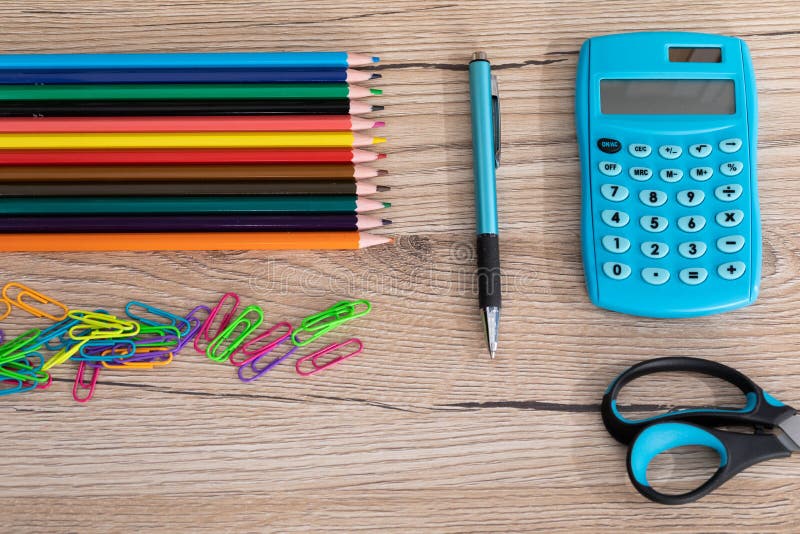 School Supplies Necessary for Each Student`s Learning. First-class ...