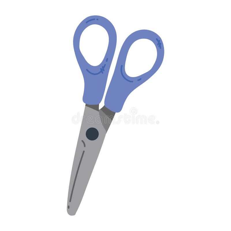 School Supply Scissors Icon Stock Vector - Illustration of scissors ...