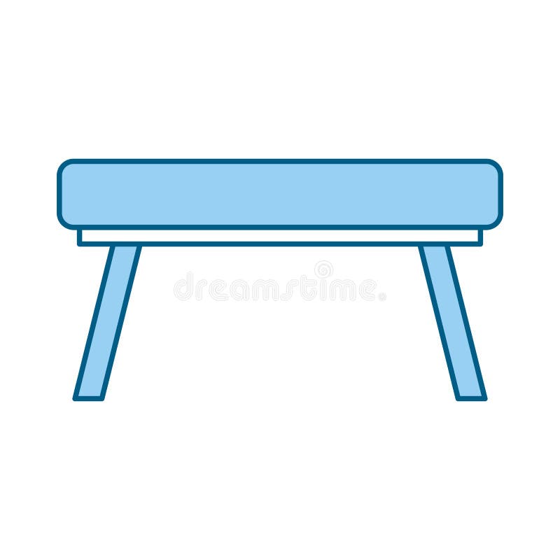 School table isolated icon stock vector. Illustration of indoor - 95706511