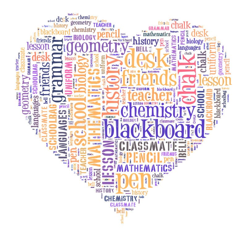 School Tag Cloud - Vector Illustration Stock Vector - Illustration of ...