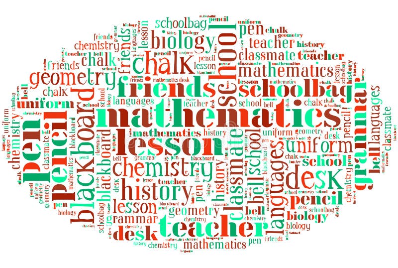 School Tag Cloud - Vector Illustration Stock Vector - Illustration of ...