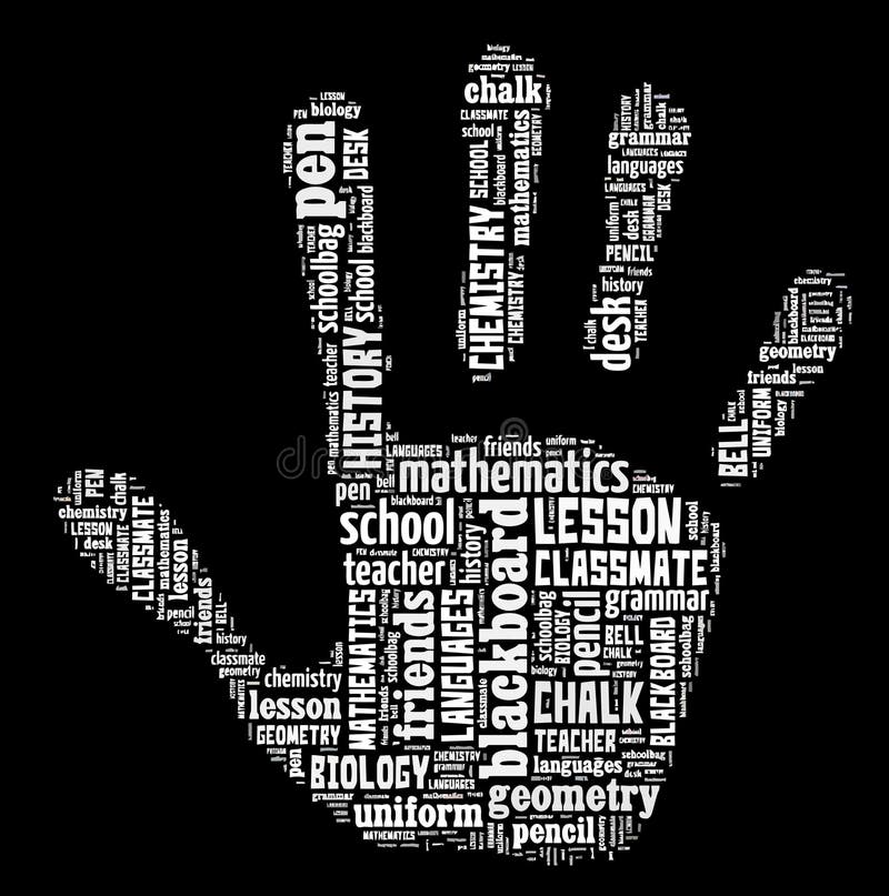 School Tag Cloud - Vector Illustration Stock Vector - Illustration of ...