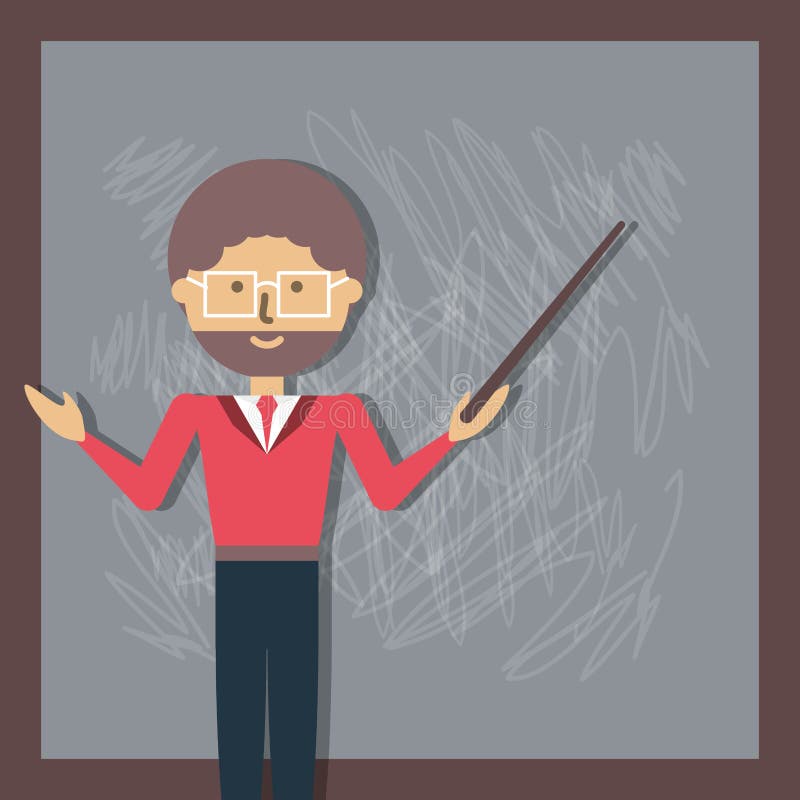 School teacher design stock vector. Illustration of talking - 111430456