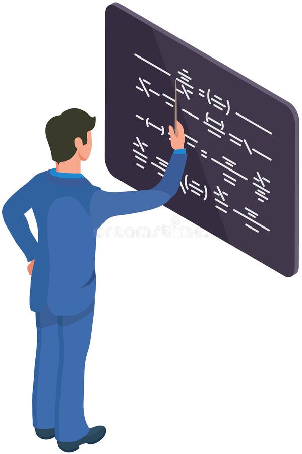 College Teacher Giving Lecture Stock Illustrations – 154 College ...