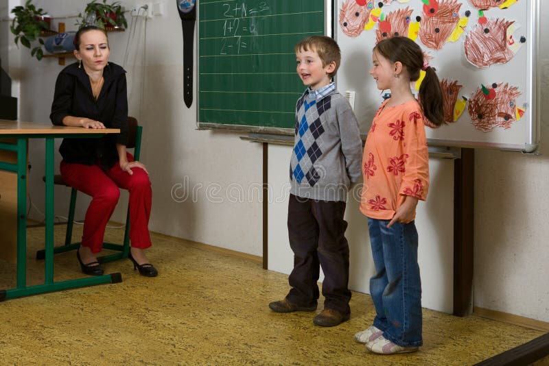 At school - testing stock image. Image of work, severity - 34847841
