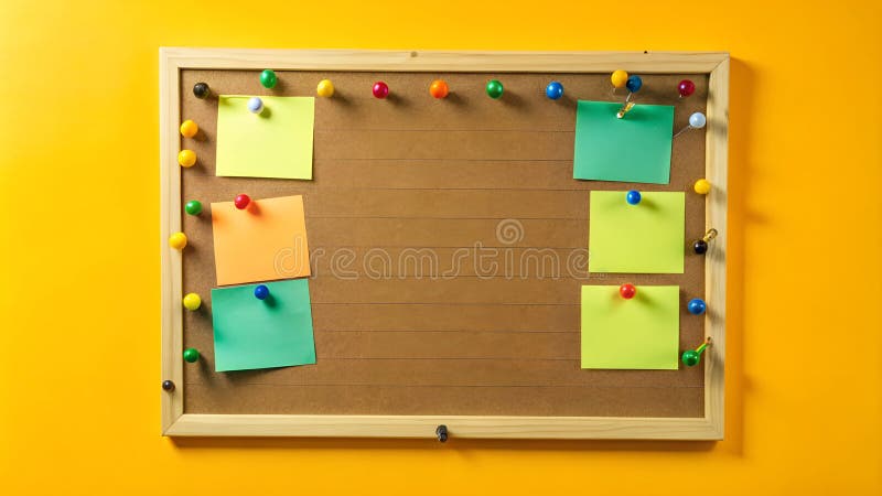 School-Themed Bulletin Board with New Blank Paper - Classroom Design ...