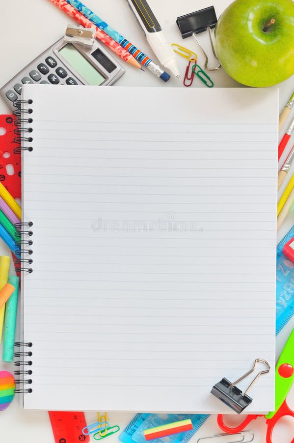 School things stock photo. Image of background, accesories - 18155848