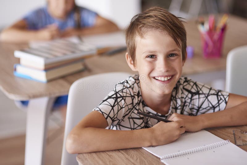 School time stock photo. Image of lesson, hair, school - 81389334