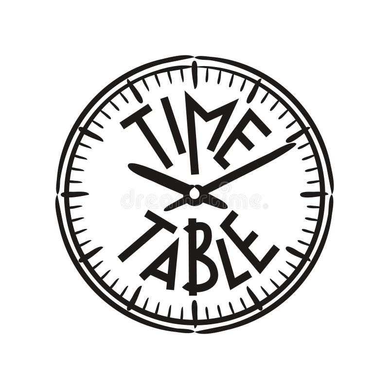 Timetable Logo Stock Illustrations – 3,611 Timetable Logo Stock ...