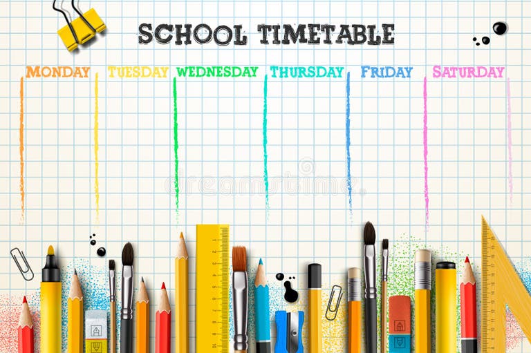 Timetable Vector Template Stock Illustrations – 13,008 Timetable Vector ...