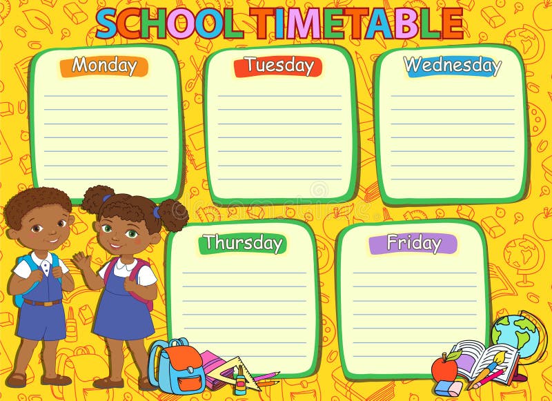 Study Schedule Stock Illustrations – 5,691 Study Schedule Stock ...