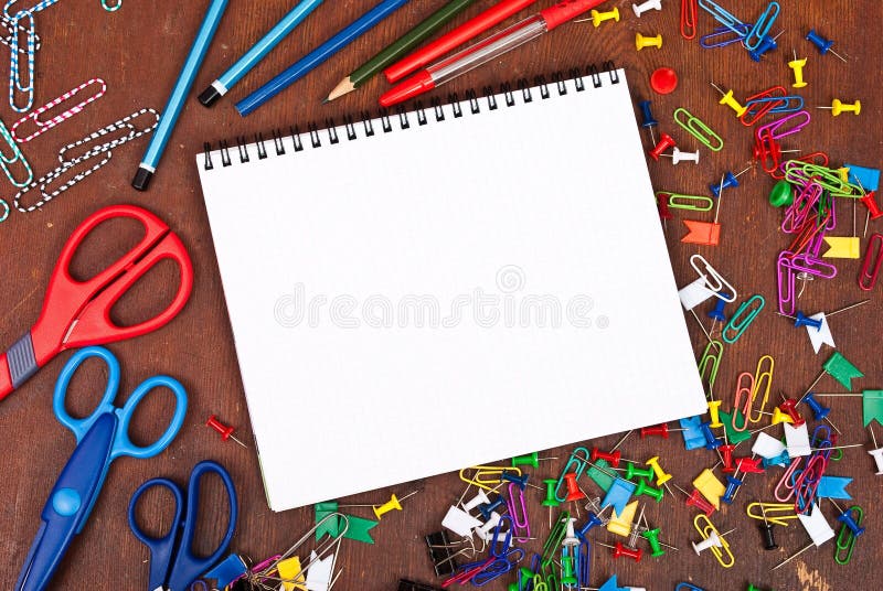 School tools stock photo. Image of metal, supply, sticky - 14273552