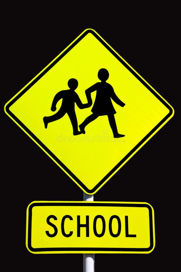 School traffic Sign stock image. Image of sign, street - 25757219