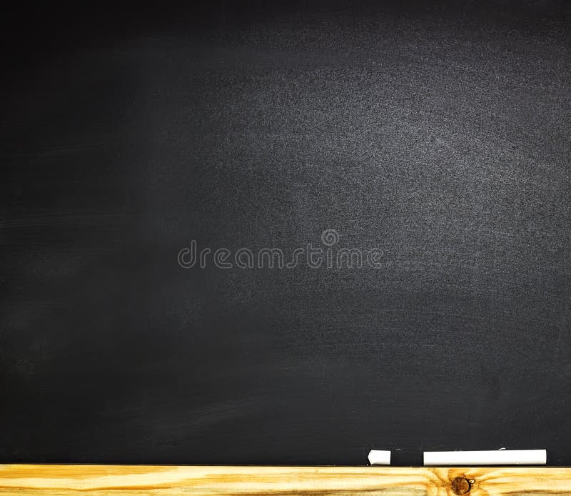 The School or University Blackboard with Threadbare Chalk Stock Image ...