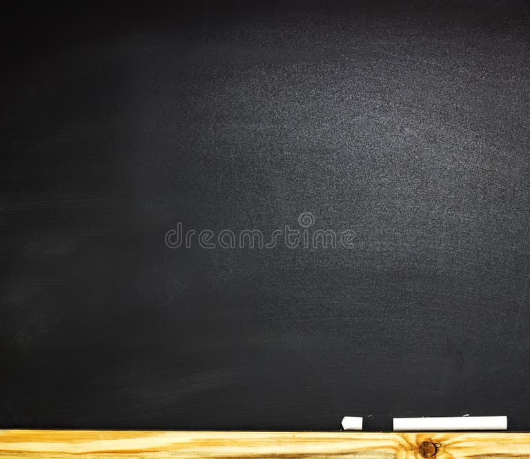 The School or University Blackboard with Threadbare Chalk Stock Image ...