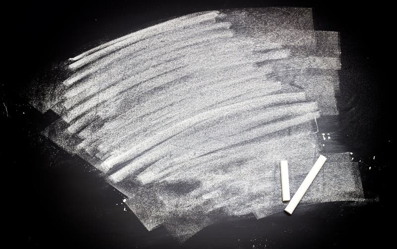 The School or University Blackboard with Threadbare Chalk Stock Photo ...