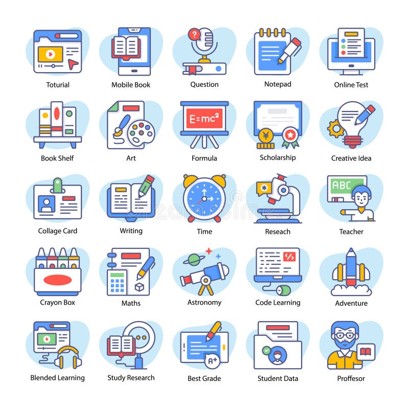 School and University with Elements for Mobile Concepts and Web Apps ...