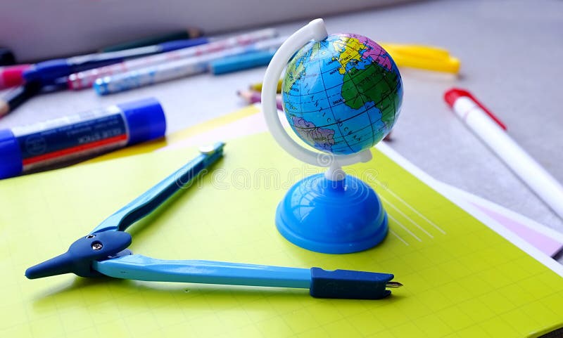 School utensils stock photo. Image of study, items, homework - 33190298