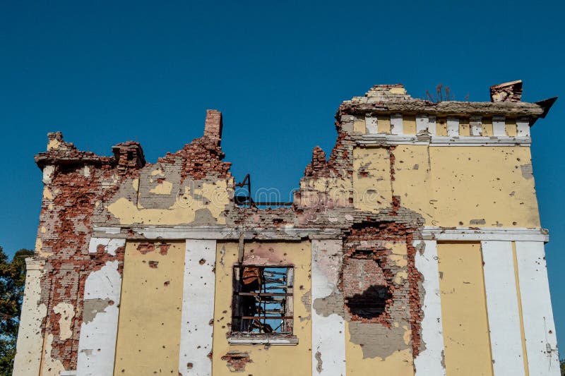 The School Was Completely Destroyed Editorial Stock Photo - Image of ...