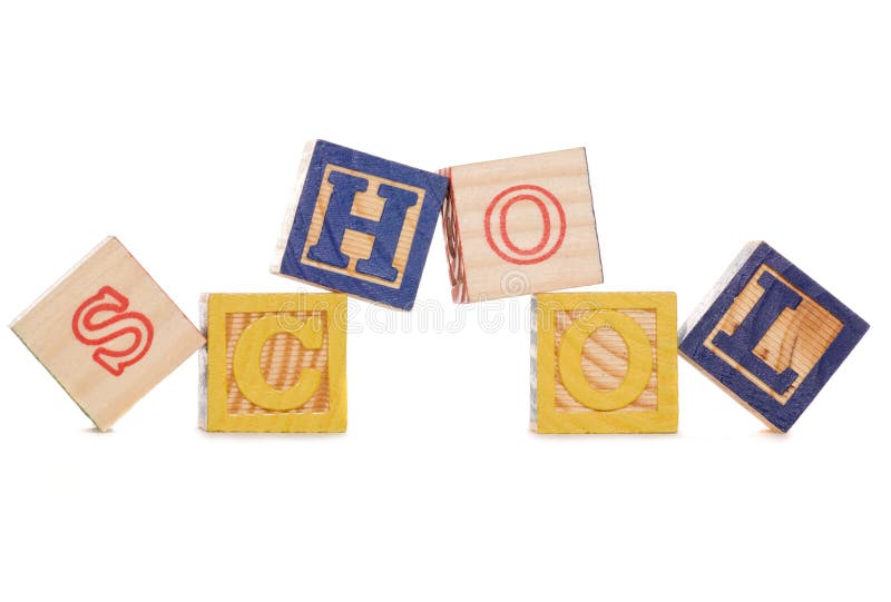 Abc alphabet school blocks stock photo. Image of write - 26587392