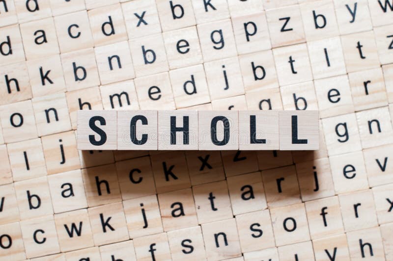 School word concept stock photo. Image of business, blog - 145651148