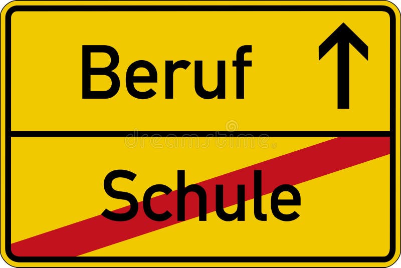 Sign Schule Wooden Background Stock Vector - Illustration of vector ...