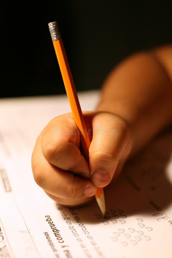 School Writing stock image. Image of catechumen, pencil - 327977