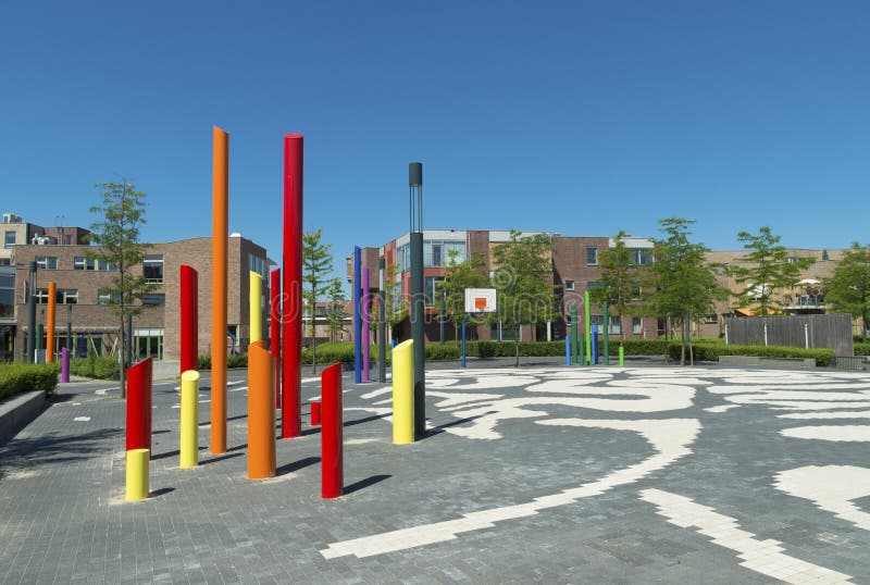 School yard stock image. Image of courtyard, exterior - 35621511